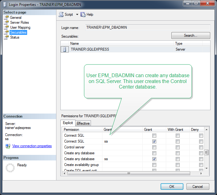 Creating and configuring the database users – NiceLabel Help Center