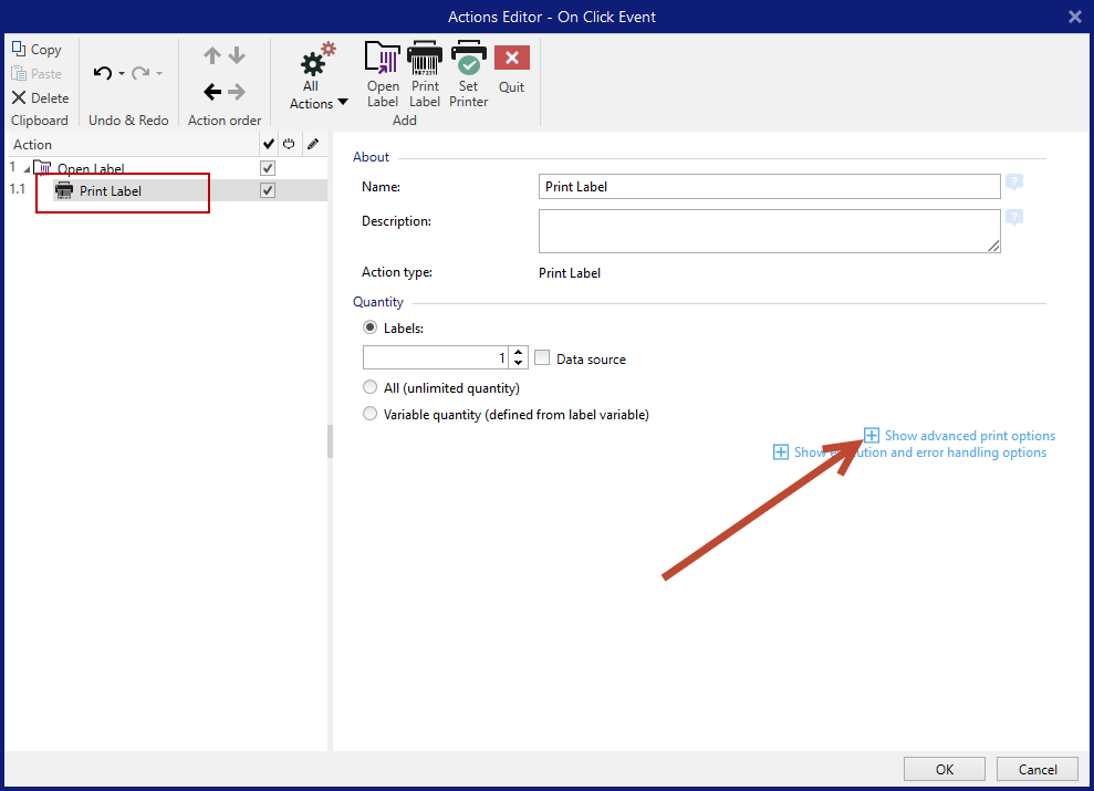 All Activities – NiceLabel Help Center