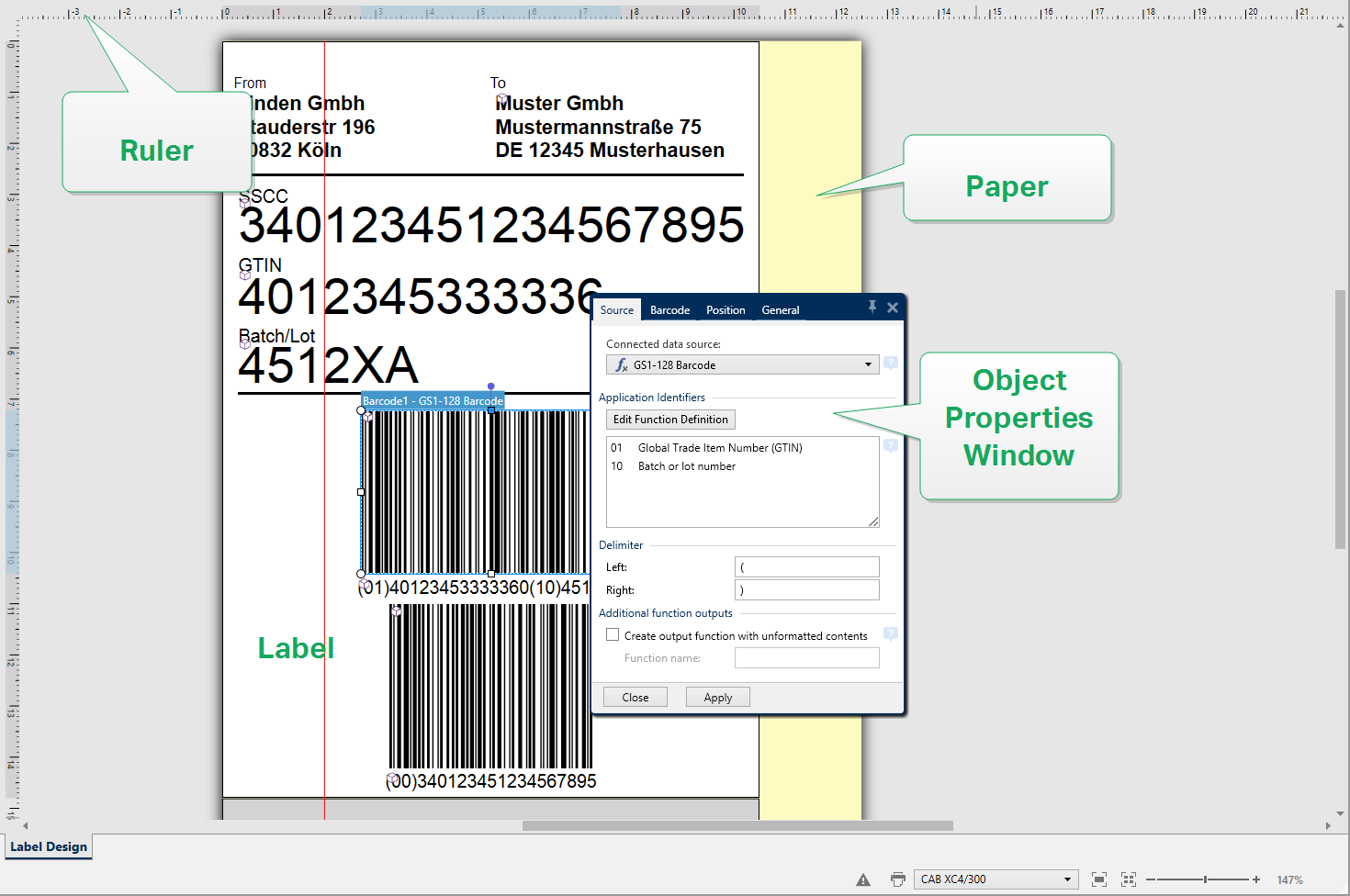 Design Surface – NiceLabel Help Center