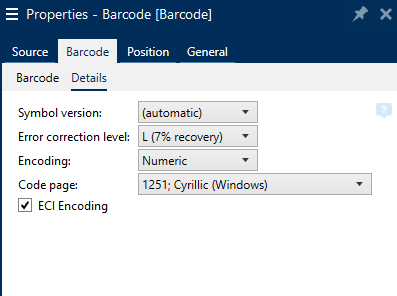 ECI Encoding – NiceLabel Help Center