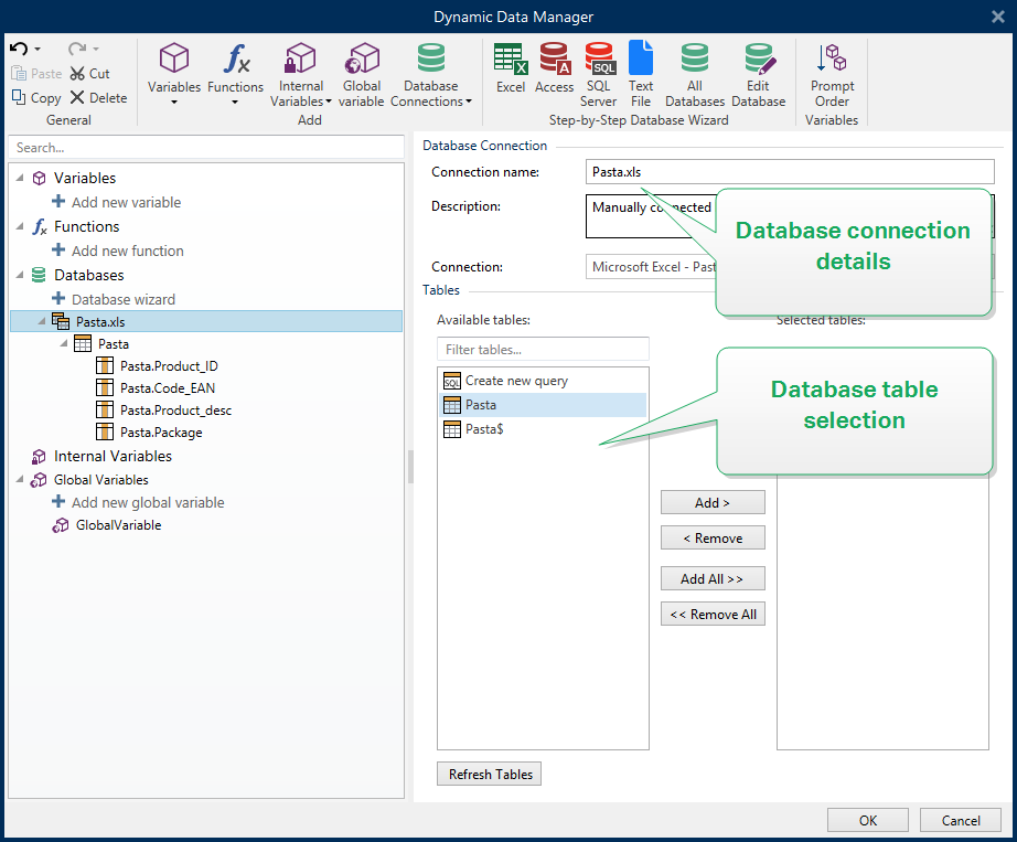 Databases – NiceLabel Help Center